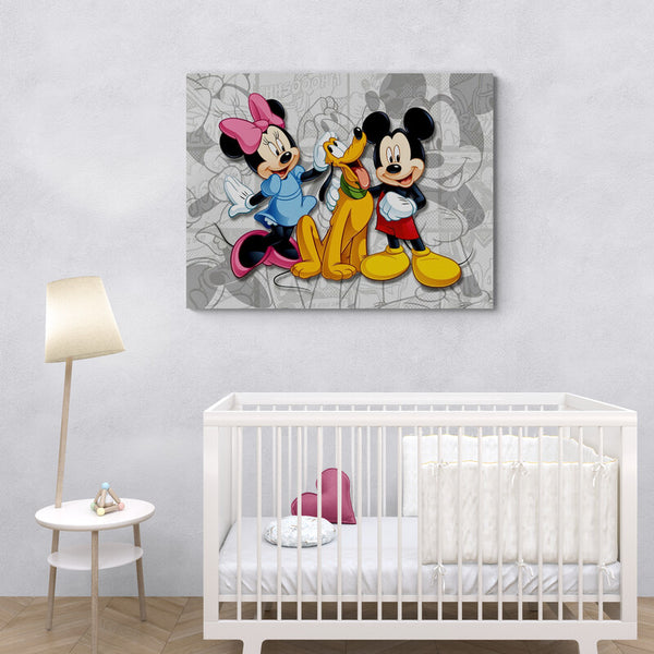 Mickey mouse cartoon | Canvas Mérida Fine Print Art